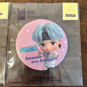 Bts | Other | Bts Tinytan Big Pin Badges Official Merchandise Original ...